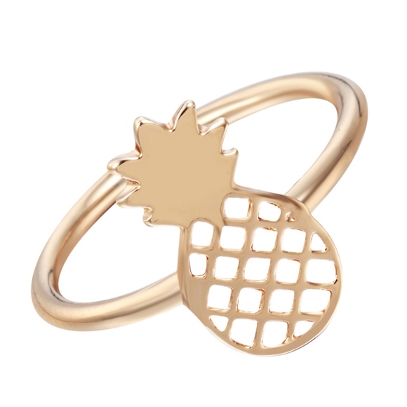 Jewelry | Dainty 14k Gold Pineapple Ring | Poshmark